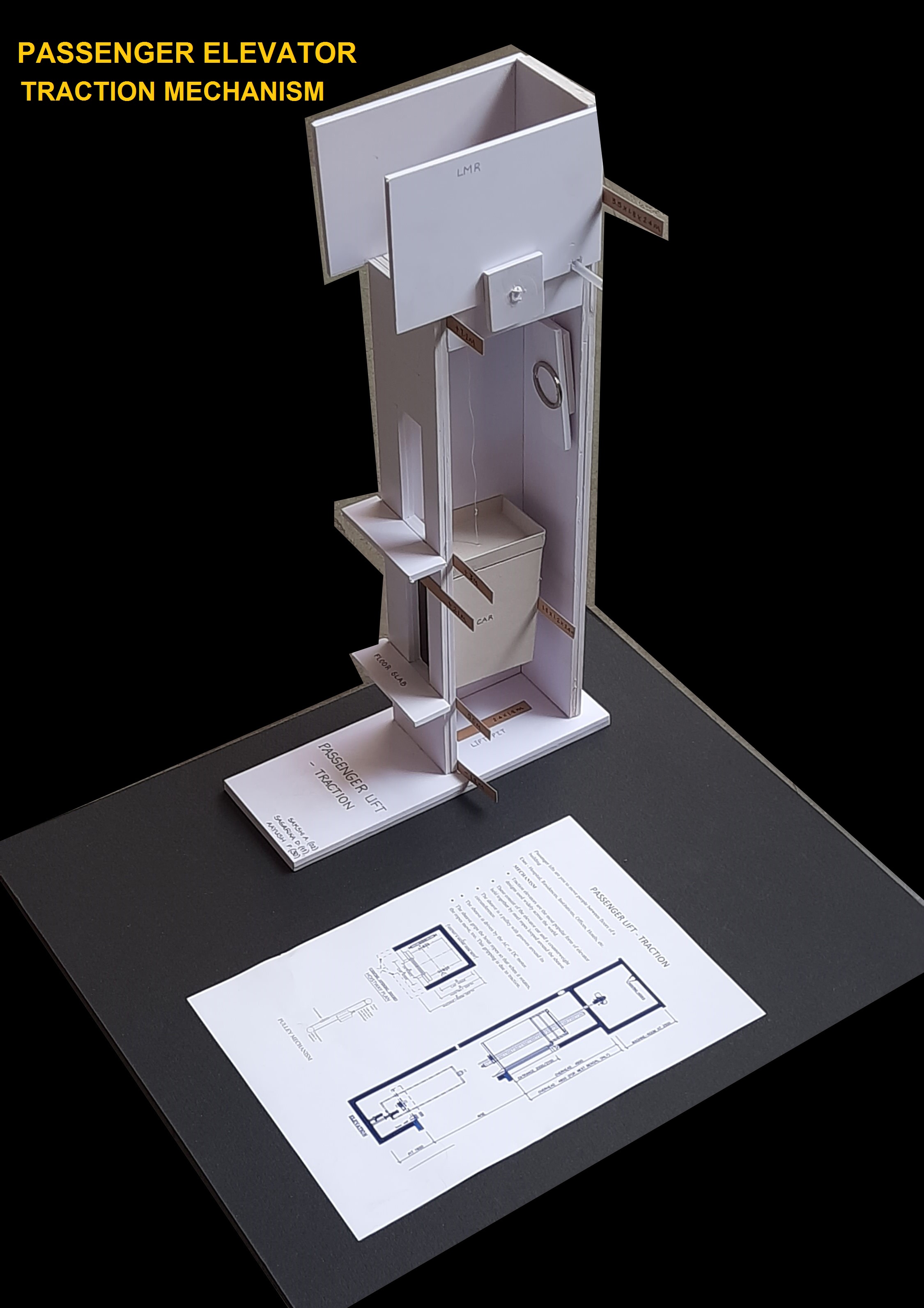 PASSENGER LIFT with Traction mechanism – IES's College of Architecture